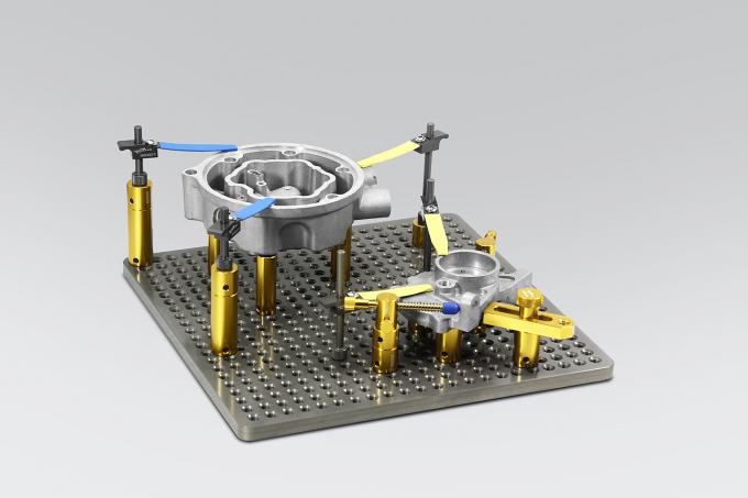 Basic CMM Fixture Plate / Baseboard 300MM Flatness 0.02 MM For 3D ...