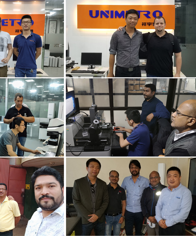 Universal Length Measuring Machine 0.1 um Resolution Profile Projector ...